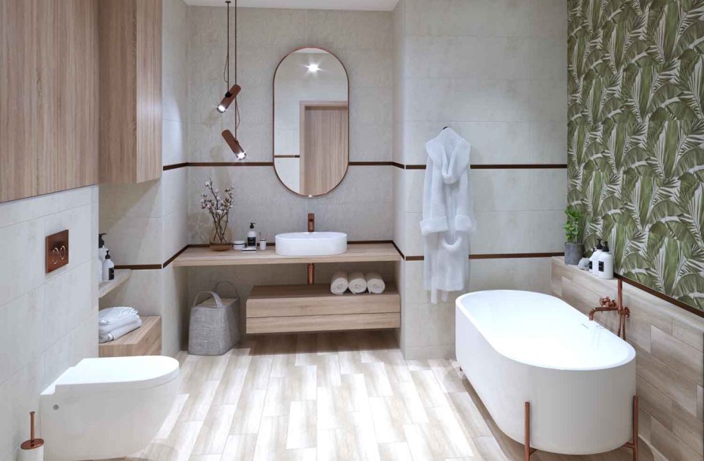 Studio Bone 30x90 серия плочки за баня - Feniks.bg