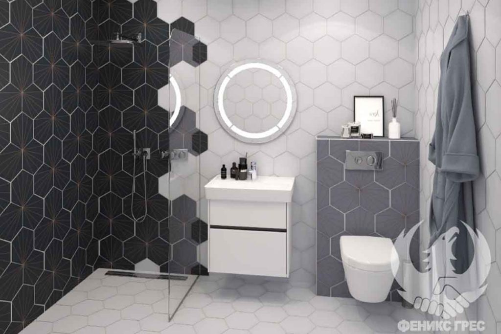 Solid White Matte 21.5x25 дизайнерски плочки